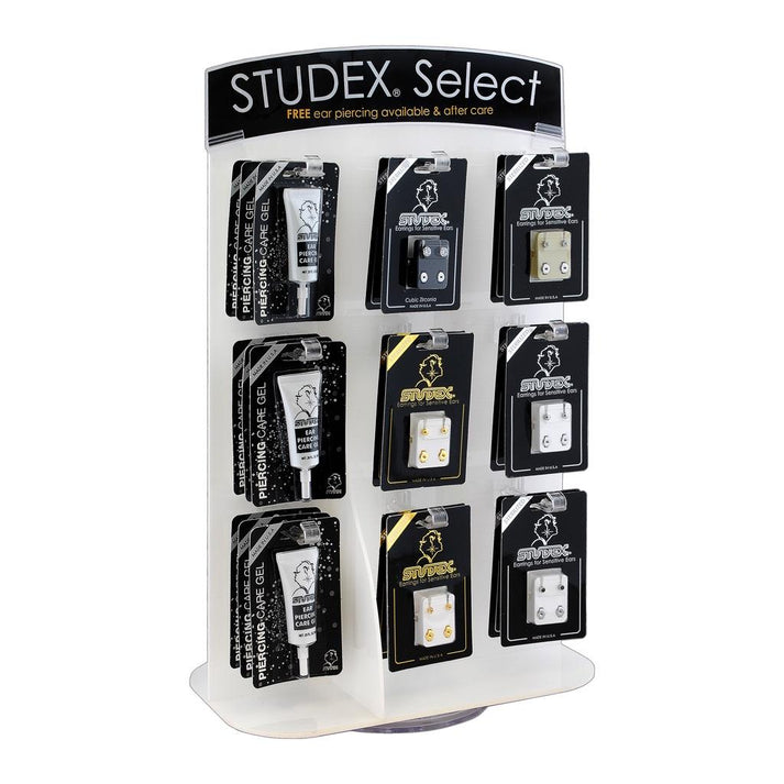 Universal Select Display - 24 Piercing Studs and 18 Aftercare Gels – STUDEX®