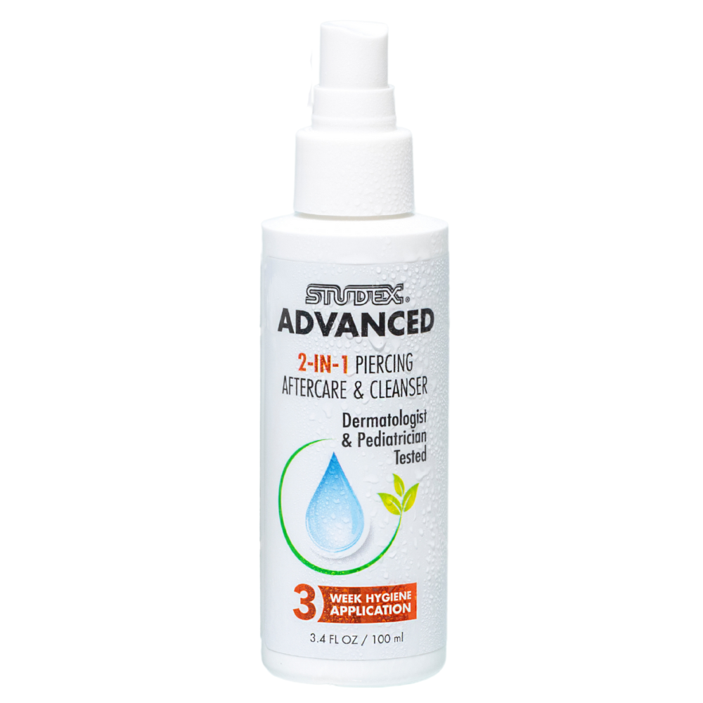 STUDEX® Advanced 2-in-1 Piercing Aftercare & Cleanser