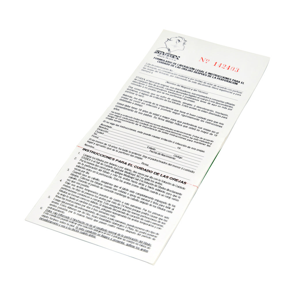 Release forms – STUDEX®