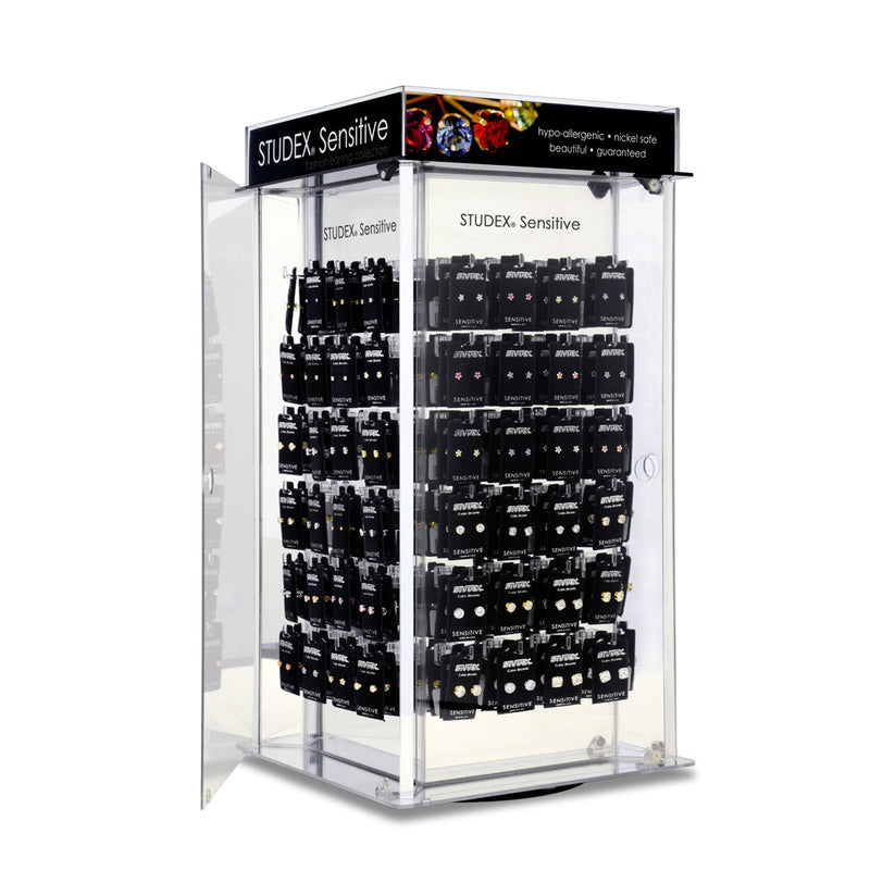 Rotating Counter Display for Sensitive Puff Pad Studs 192 Pairs – STUDEX®